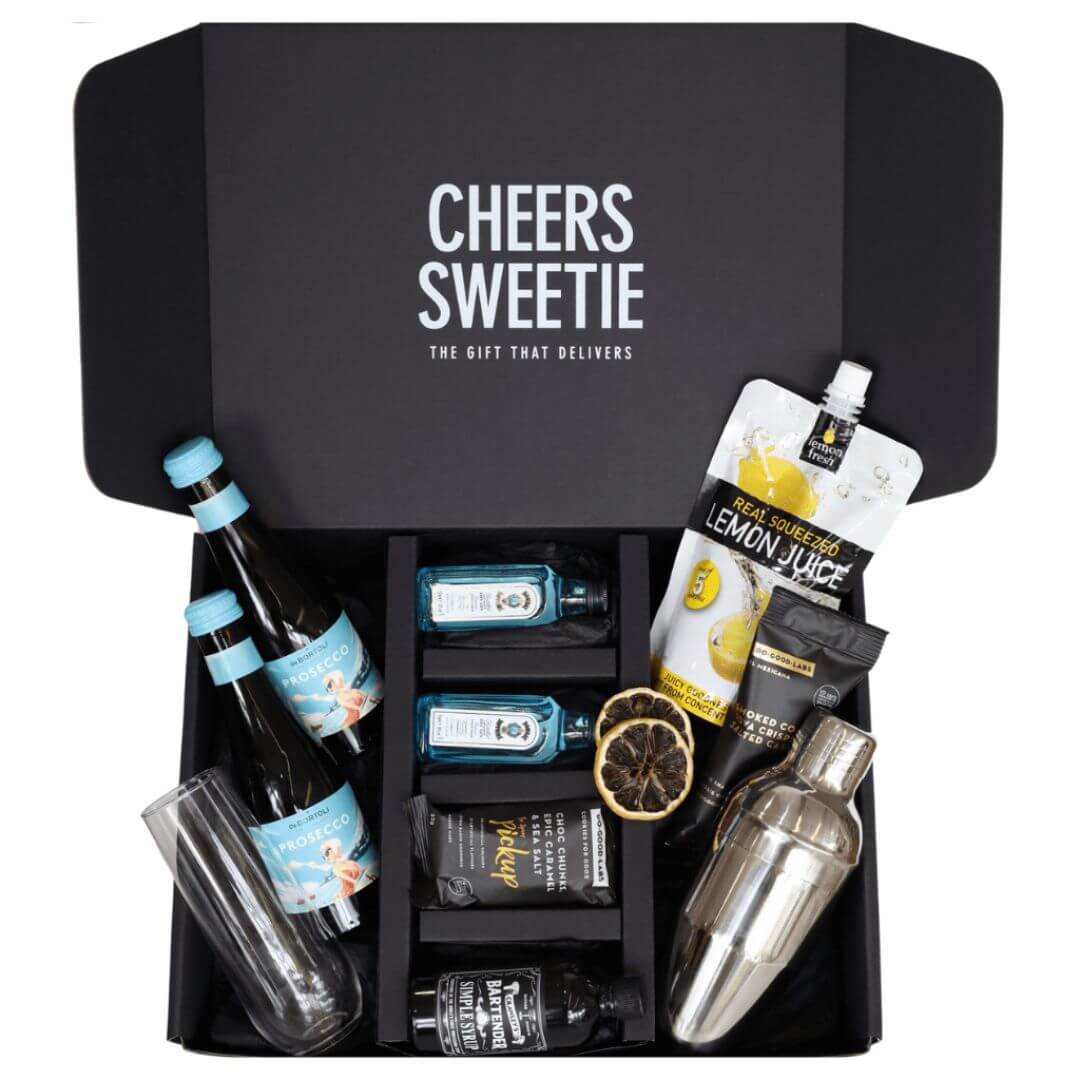 Prosecco French 75 Cocktail Kit Hamper | Fast Delivery – Cheers Sweetie