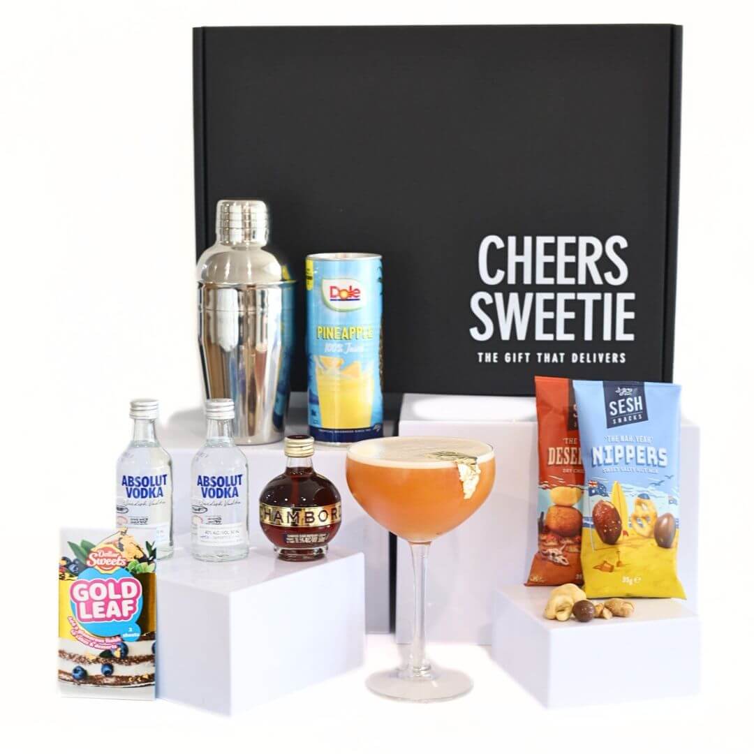 French Martini Cocktail Kit Gift Box | Gift Hampers Australia – Cheers ...
