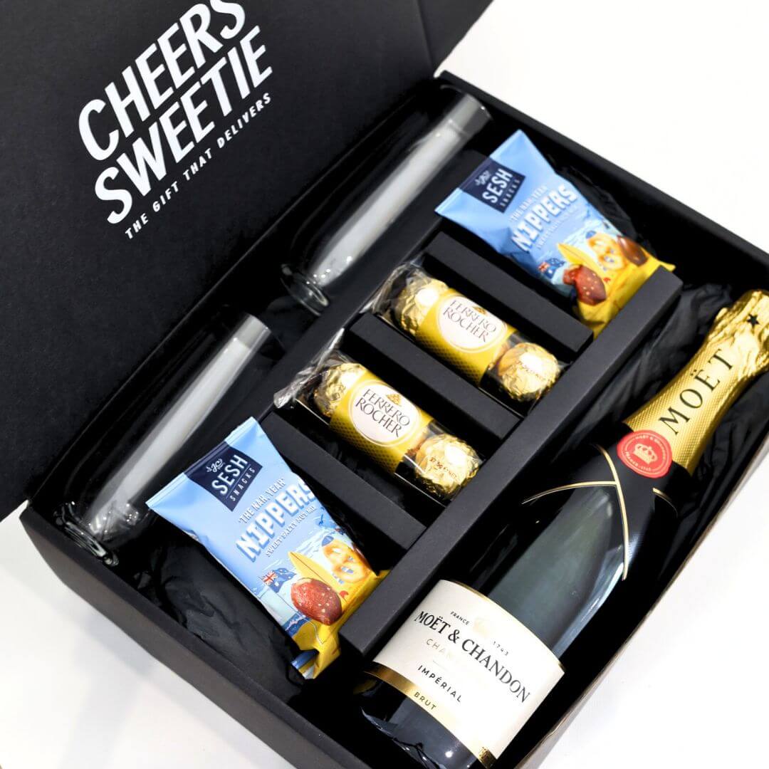 Moët & Chandon Champagne Gift Hamper | Fast Delivery – Cheers Sweetie