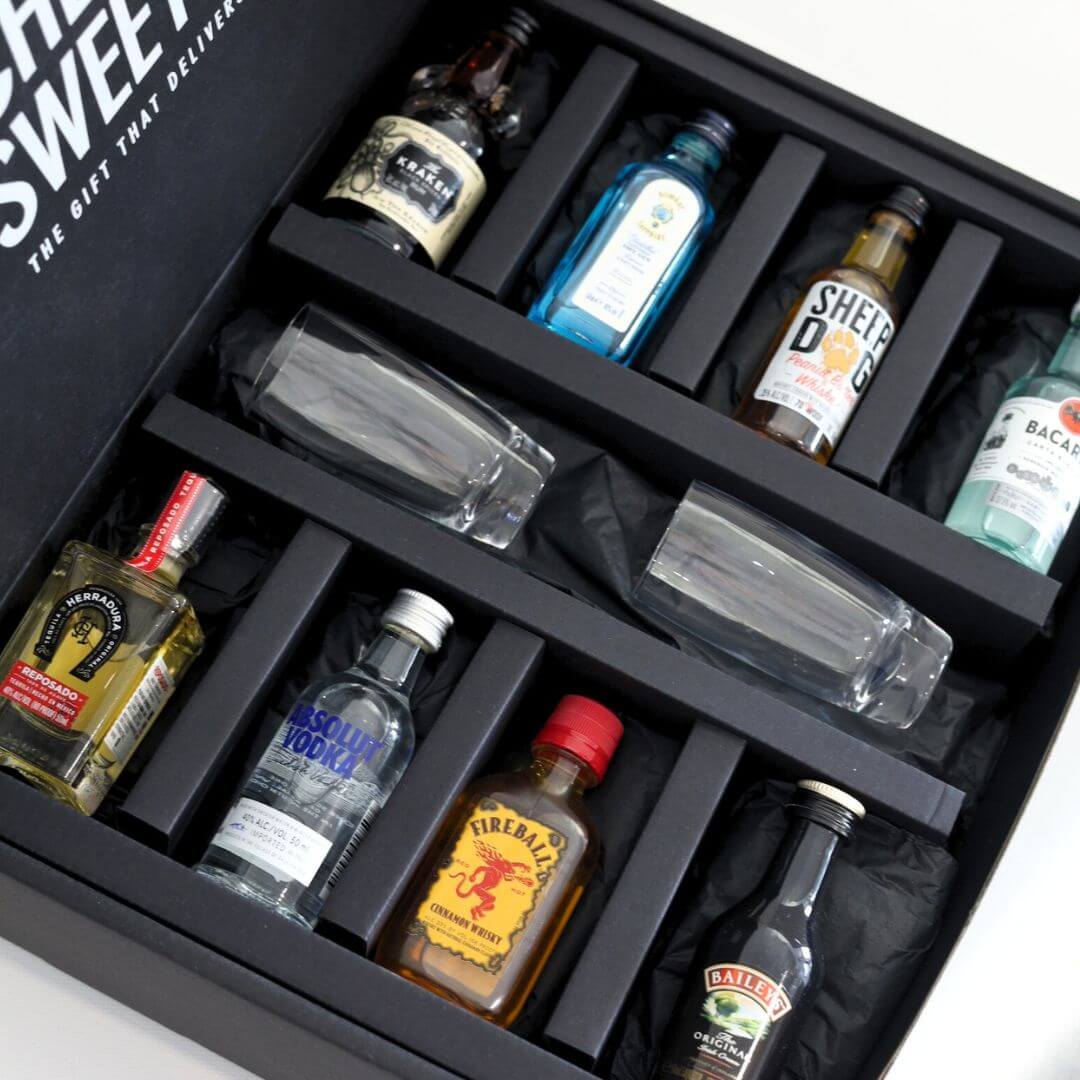 The Shot Box | Party Starter Gift Hamper | Cheers Sweetie